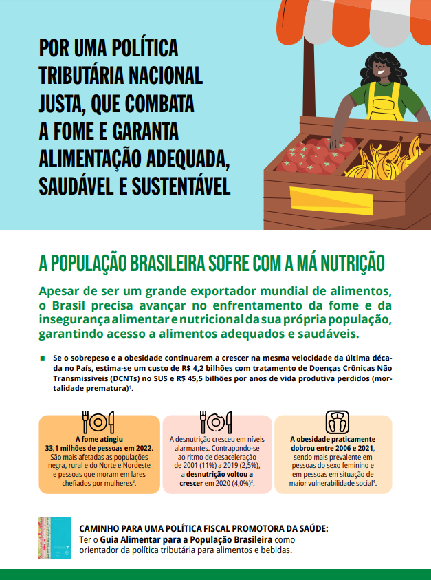 Tributação de alimentos não saudáveis – Fiocruz Brasília